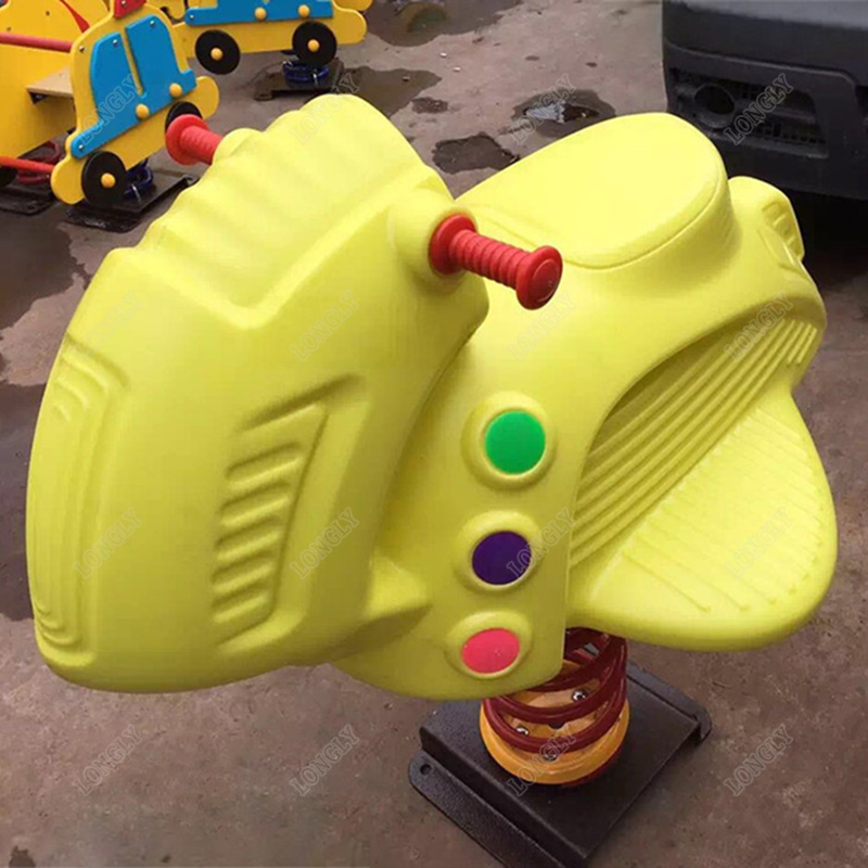 Kingdergarten outdoor playground set rocking horse toy for sale ...