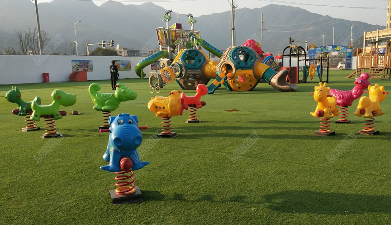 Spring playground equipment rocking horse China manufacturers ...